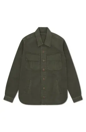 Classic Collar Overshirts For Men