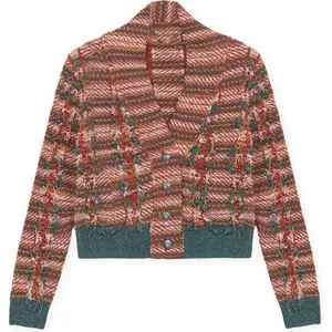 FORTELA Navajo Knit Cardigan