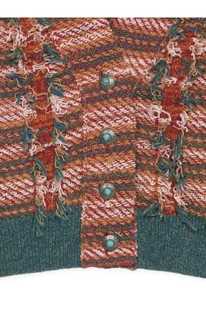 FORTELA Navajo Knit Cardigan