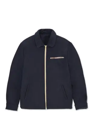 FORTELA Superfine Wool Zip-up Jacket