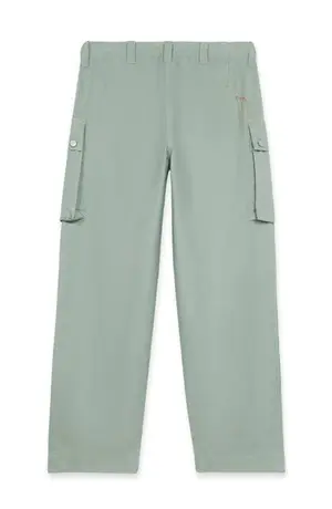 FORTELA Mott Cargo Cotton Trousers - Aqua Green