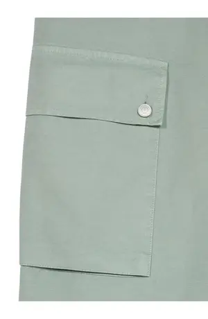 FORTELA Mott Cargo Cotton Trousers - Aqua Green