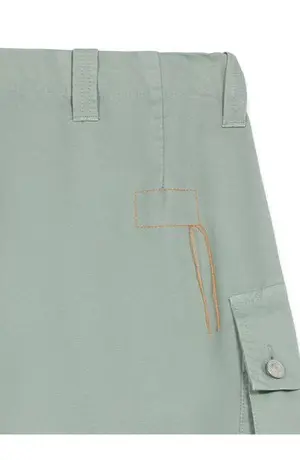 FORTELA Mott Cargo Cotton Trousers - Aqua Green