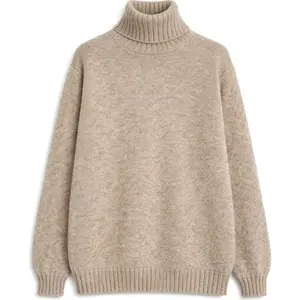 FORTELA Shetland Turtleneck Sweater - Cream