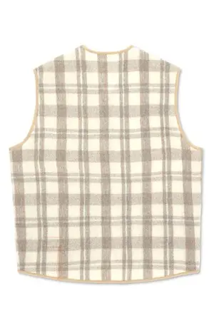 FORTELA Wool Checkered Gilet