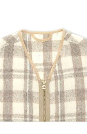 FORTELA Wool Checkered Gilet