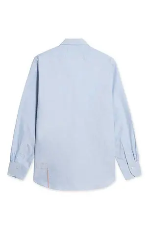 FORTELA Woven Oxford Shirt - Light Blue