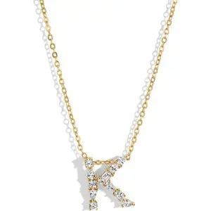 Lili Claspe Letter Pendant Necklace - Gold K