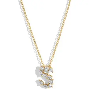 Lili Claspe Letter Pendant Necklace - Gold S