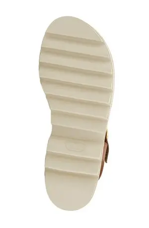 Paul Green Darcy Ankle Strap Platform Sandal - Cognac Leather