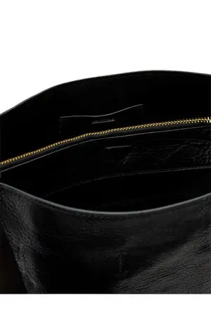 ALLSAINTS Marlo Leather East/west Tote - Black