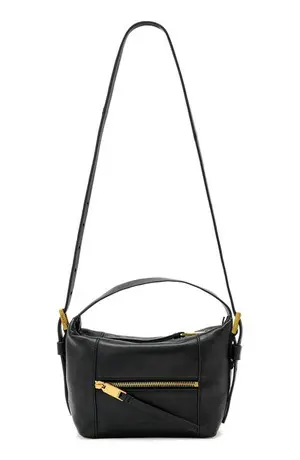ALLSAINTS Mini Leather Crossbody Bag - Black