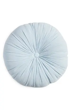 Nordstrom Washed Linen Accent Pillow - Blue Subdued