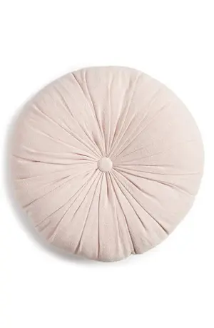 Nordstrom Washed Linen Accent Pillow - Pink Sepia