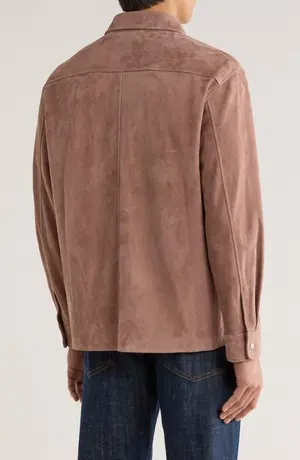 FRAME Suede Shirt Jacket