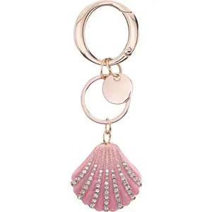 Nina Seashell Bag Charm - Icy Pink