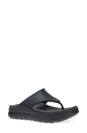 Dansko Devyn Platform Flip Flop - Black