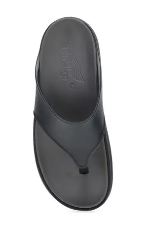 Dansko Devyn Platform Flip Flop - Black