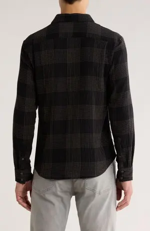 John Varvatos Luca Plaid Button-up Shirt