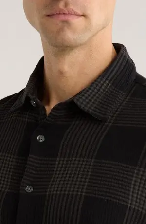 John Varvatos Luca Plaid Button-up Shirt