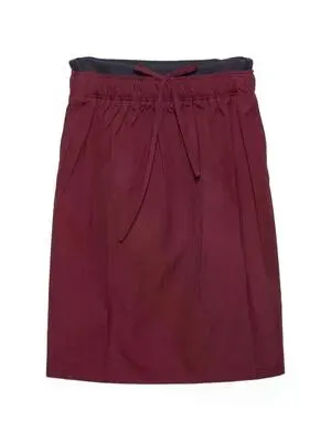 Prada Poplin Straight Fit Skirt