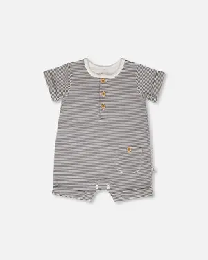 Deux Par Deux Button Detailed Rompers For Women