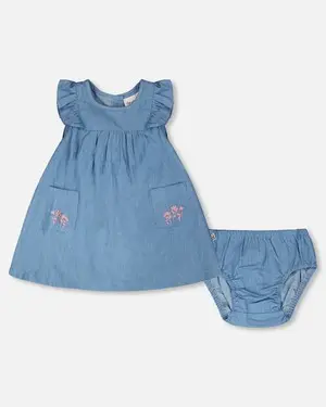 DEUX PAR DEUX Dress And Bloomer Set