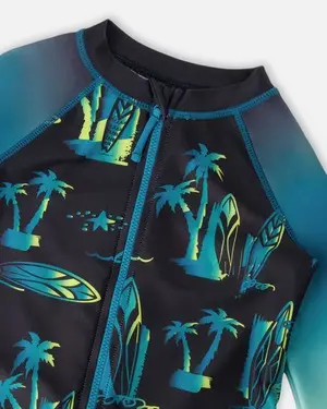 DEUX PAR DEUX Long Sleeve Surf Rashguard