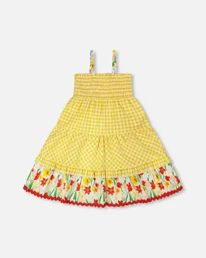 DEUX PAR DEUX Gingham Sleeveless Sundress