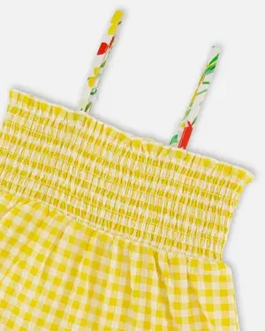 DEUX PAR DEUX Gingham Sleeveless Sundress