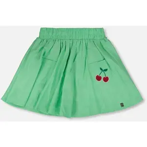 DEUX PAR DEUX Organic Cotton Blend Flared Skort