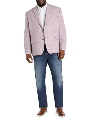 Michael Kors Big & Tall Windowpane Sport Coat