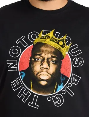TRUE NATION BY DXL Big & Tall The Notorious Big Graphic Tee