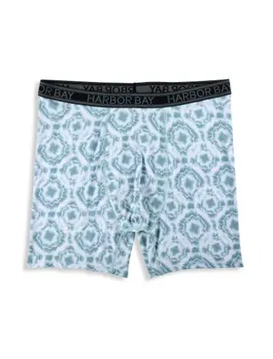 HARBOR BAY BY DXL Big & Tall Cooling Performance 5 Inch Boxer Briefs - Arona