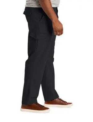 TRUE NATION BY DXL Big & Tall Everyday Cargo Pants - Jet Black