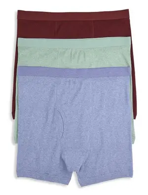 HARBOR BAY BY DXL Big & Tall 3-pk Solid Boxer Briefs