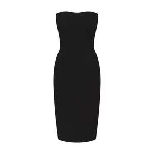 SKIMS The Essential Collection Strapless Midi Dress - Obsidian