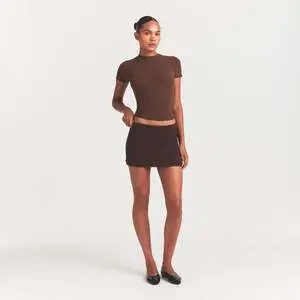Skims Zip Up Shorts For Women