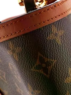 LOUIS VUITTON Dauphine Reverse Monogram Canvas Mm Shoulder Bag - Brown