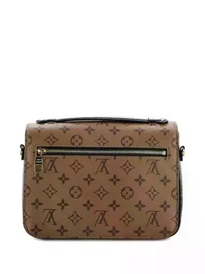 LOUIS VUITTON Pochette Metis Reverse Monogram Canvas Crossbody Bag - Brown