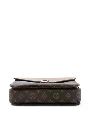 LOUIS VUITTON Pochette Metis Reverse Monogram Canvas Crossbody Bag - Brown