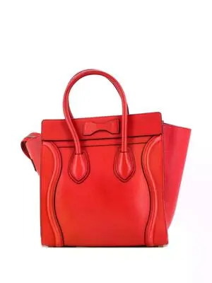 Celine Luggage Bag Grainy Leather Micro Tote