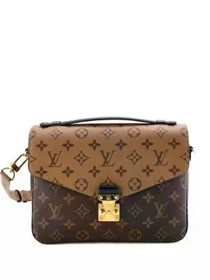 LOUIS VUITTON Pochette Metis Reverse Monogram Canvas - Brown