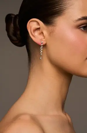 Lili Claspe Stephie Bezel Drop Earrings