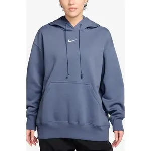 Nike Sportswear Phoenix Fleece Oversized Pullover Hoodie - World Indigo/sail