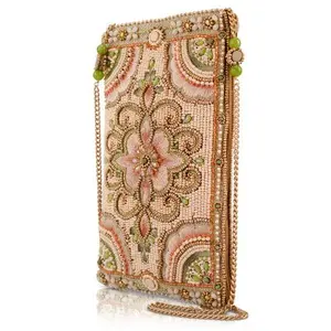 MARY FRANCES ACCESSORIES Gentle Touch Crossbody Phone Bag