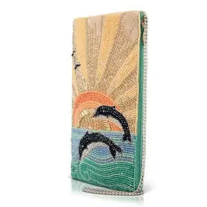 MARY FRANCES ACCESSORIES Flip For Joy Crossbody Phone Bag