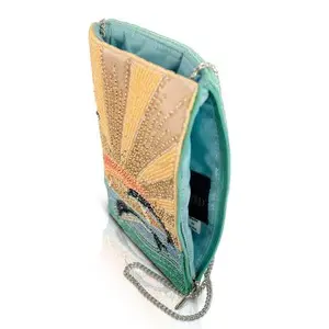 MARY FRANCES ACCESSORIES Flip For Joy Crossbody Phone Bag