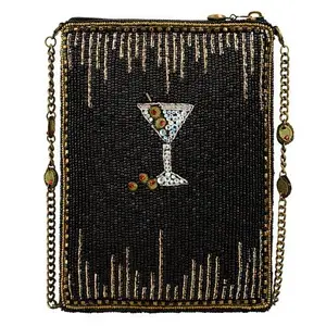 MARY FRANCES ACCESSORIES Sip Happens Mini Handbag