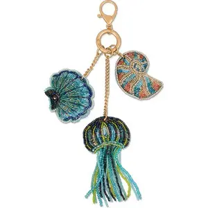 MARY FRANCES ACCESSORIES Shell Seeker Charm - Blue